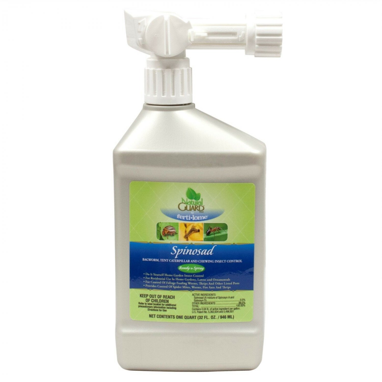 Spinosad Landscape Garden Insecticide Organic Insect Control Treats 5300 Sq Ft