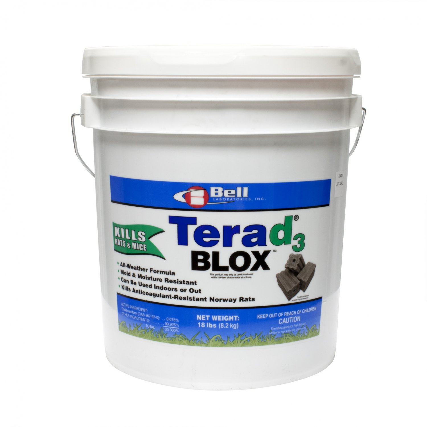 Terad3 Blox Terad3 Rodent rat Mouse Bait Blox (18 Lbs) Rodent Rat Mouse ...