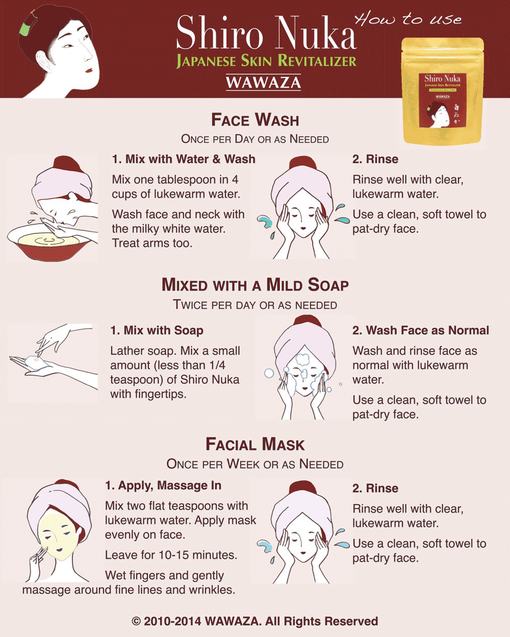 Japanese Shiro Nuka Rice Bran Skin Revitalizer