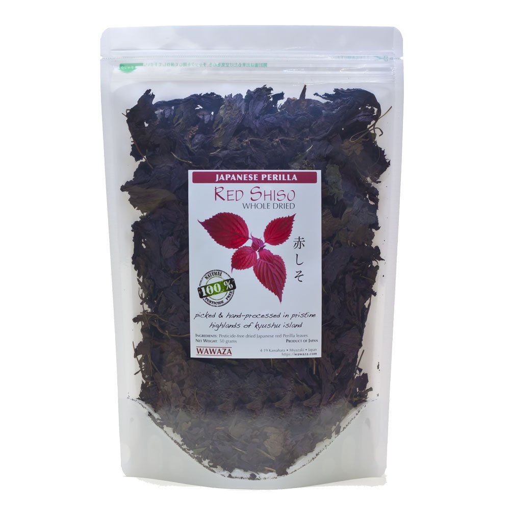 Red Shiso Dried Whole Leaves