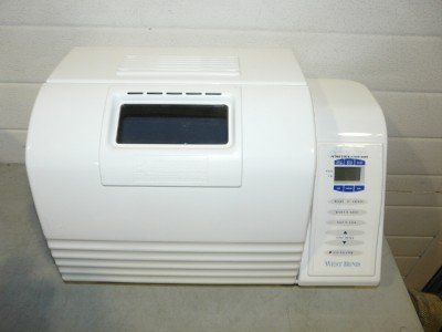 West Bend Bread Maker Breadmaker Horizontal Rectangular Machine Bakery ...