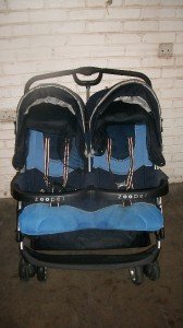 ZOOPER DUETTE SW DOUBLE DUAL TWIN SIDE by SIDE HIGH END FOLDING STROLLER EC