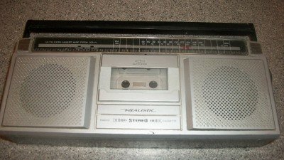 Vintage 1980's Realistic Boombox AM / FM Stereo & Tape Cassette SCR ...