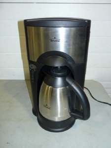 Rival Programable Stainless Steel SS Thermal Carafe 8-Cup Drip Coffee Maker