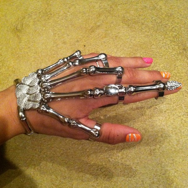 Skeleton Hand Cuff Bracelet