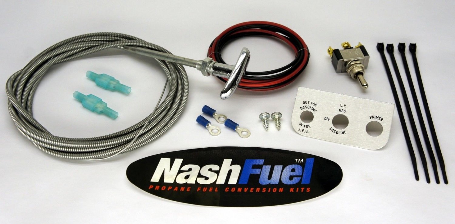 PROPANE DUAL FUEL SWITCH KIT CHOKE CABLE CA300 CA55 NATURAL GAS TOGGLE ...