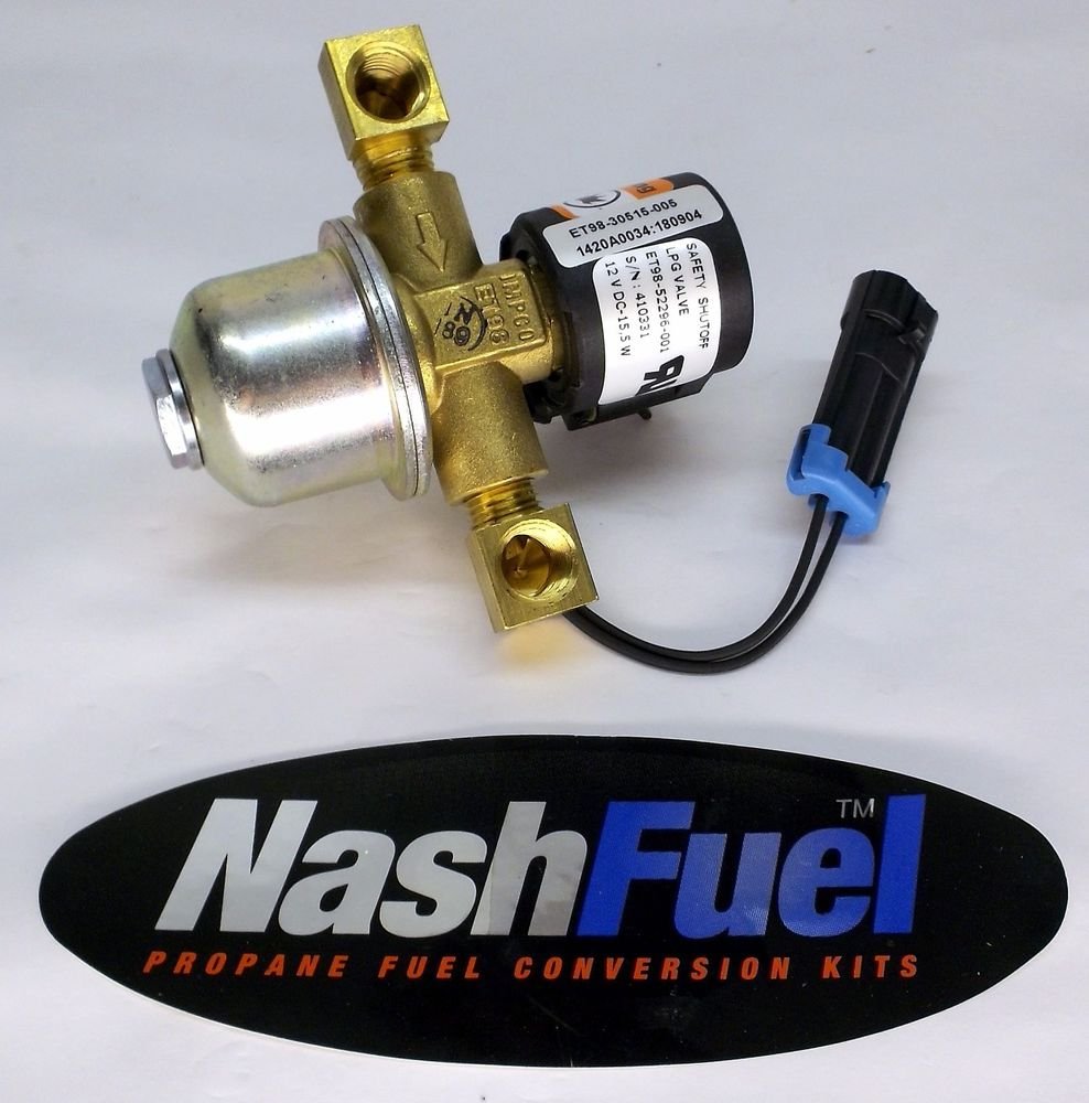 IMPCO ET98-30515-005 12 VOLT PROPANE LOCK OFF VALVE LOCKOFF FL-219-2 ...