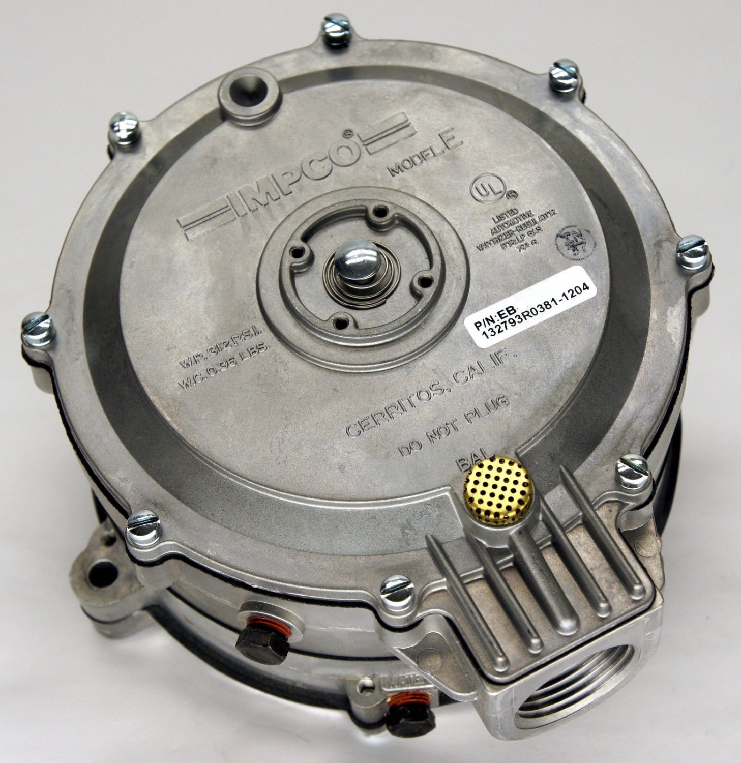 IMPCO PROPANE MODEL E REGULATOR PART EB CONVERTER NEW VAPORIZER 325HP ...