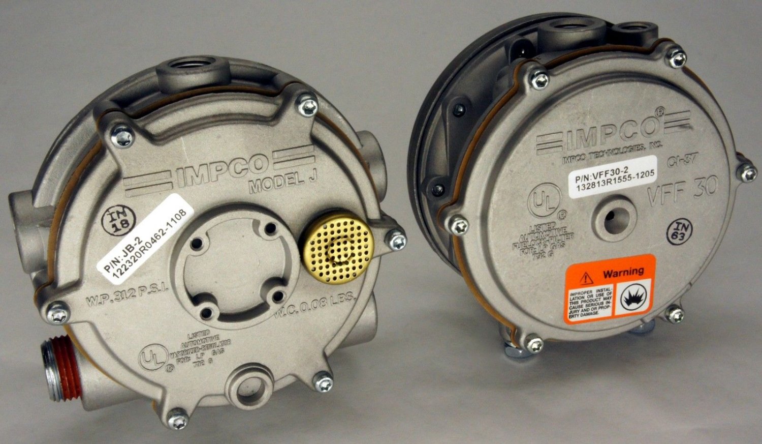 IMPCO VFF30-2 PROPANE VACUUM FUEL LOCK JB-2 REGULATOR CONVERTER ...