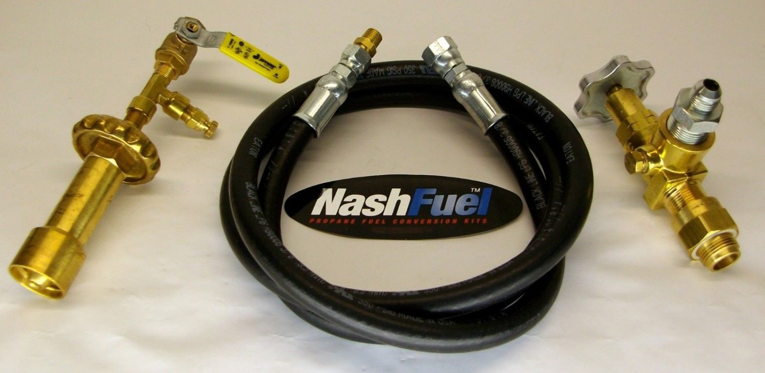 3/4" NGT MALE TO 1-5/16" ACME LIQUID PROPANE TRANSFER KIT TANK GRILL ...