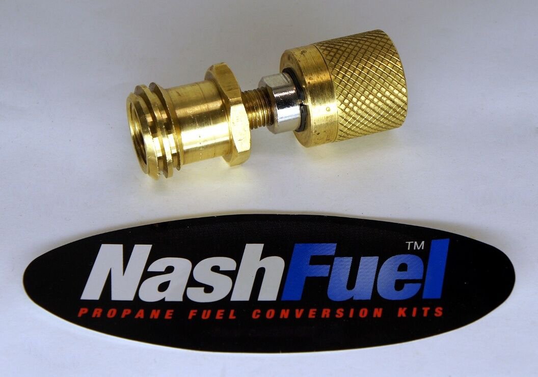 1-1/4" Female Forklift Male Acme 1-5/16" Female POL Brass Propane Fill ...