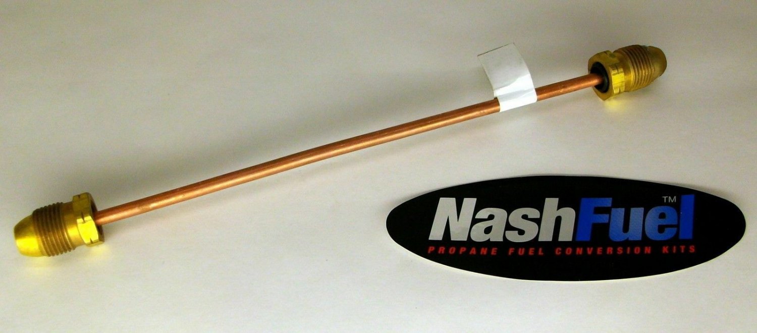 Pol To Pol Copper Propane Hogtail Tank Regulator Connection 3/8" Tube ...