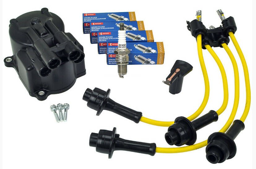 4y Engine Ignition Tune Up Toyota Forklift Rotor Distributor Cap Wire ...