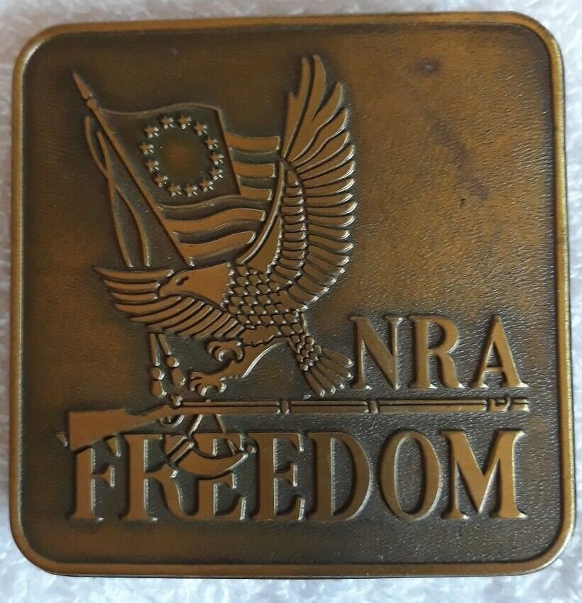 Bicentennial 1776-1976 NRA Freedom Belt Buckle FREE SHIPPING