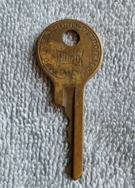 Antique Vintage Original OEM Hurd Key A547 FREE SHIPPING