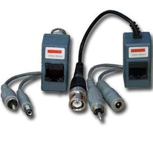 Power Over Ethernet Video Balun Kit (Pair of Baluns) With Audio