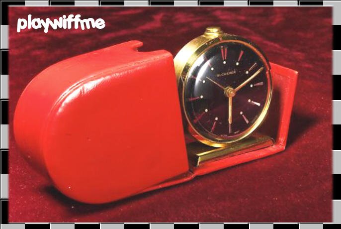 Bucherer Alarm Clock Vintage