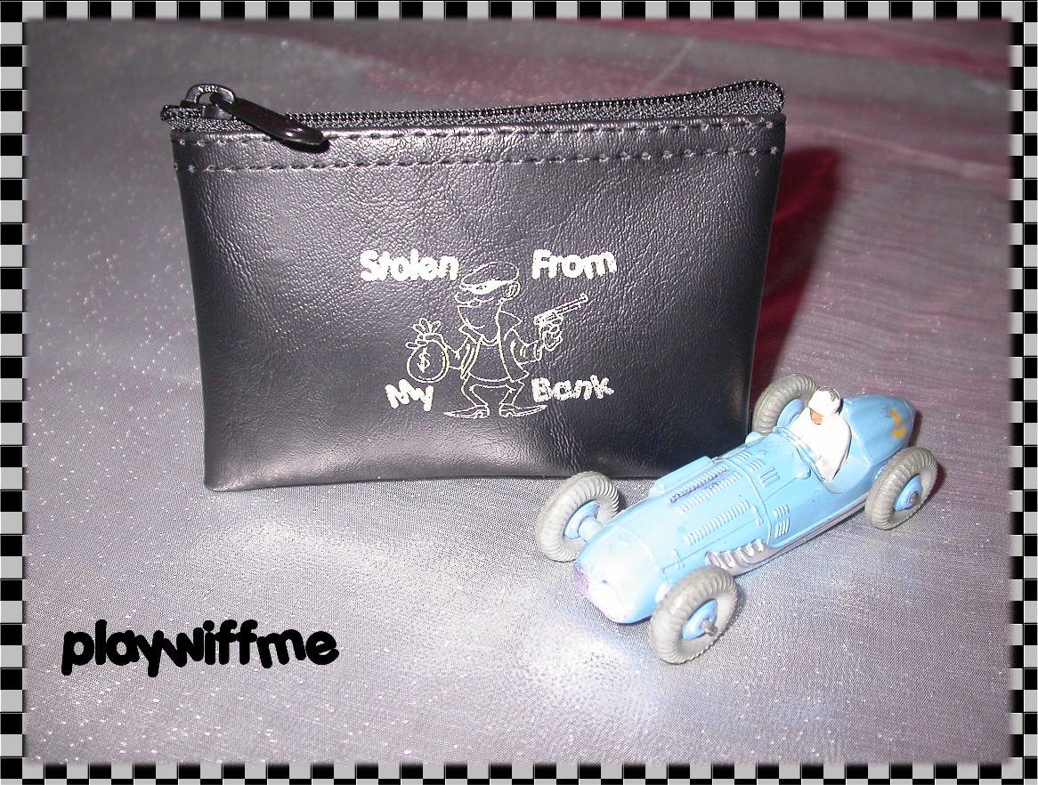 Zippered Mini Bank Money Coin Deposit Bag