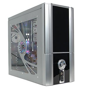 Gamers ATX Computer Case - 10-Bay Matrix ATX Window Case w/450-Watt PS ...