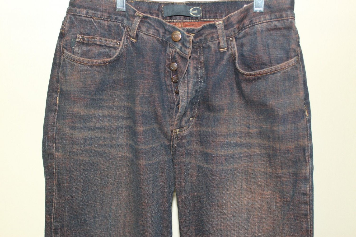 Just Cavalli Rust colored Jeans 33" waist