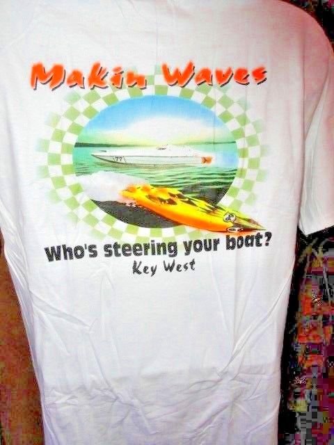 Makin Waves Offshore Powerboat Racing T-Shirt Large