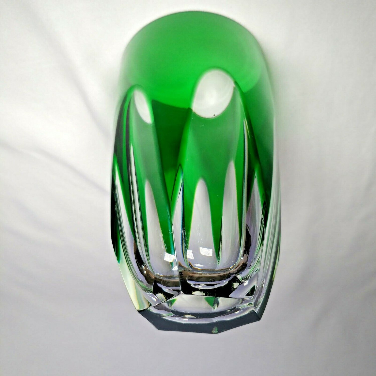 Faberge | Crystal Emerald Green Glass