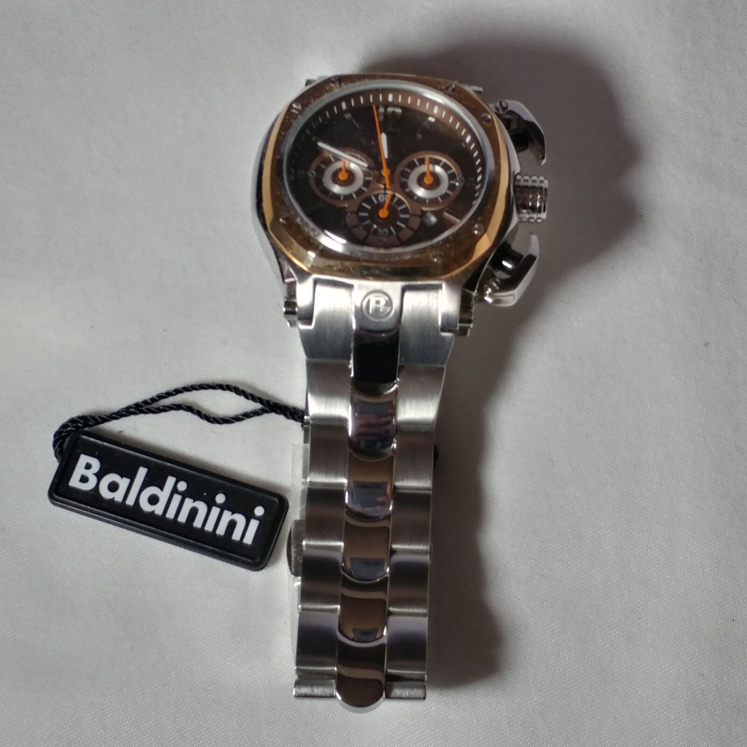 Baldinini Men's Chronographer Watches | Chronograph Burgundy/Orange ...