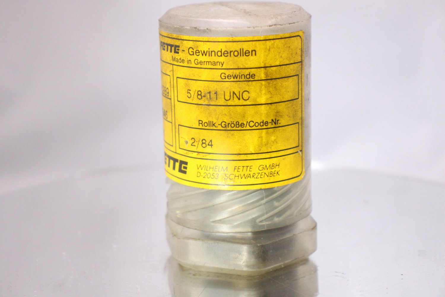 FETTE LMT 5/8-11 UNC, F2 Head Axial Thread Roll FREE SHIPPING IN USA