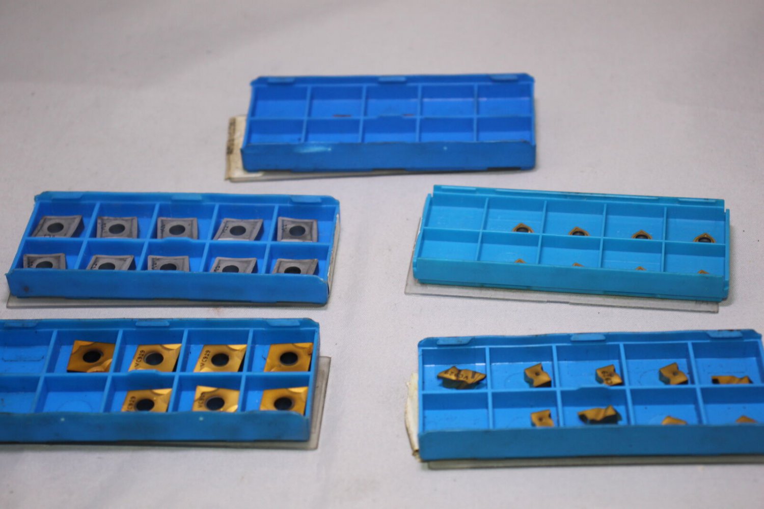 Assorted Carbide Inserts of Partially Filled Boxes | Kit #018