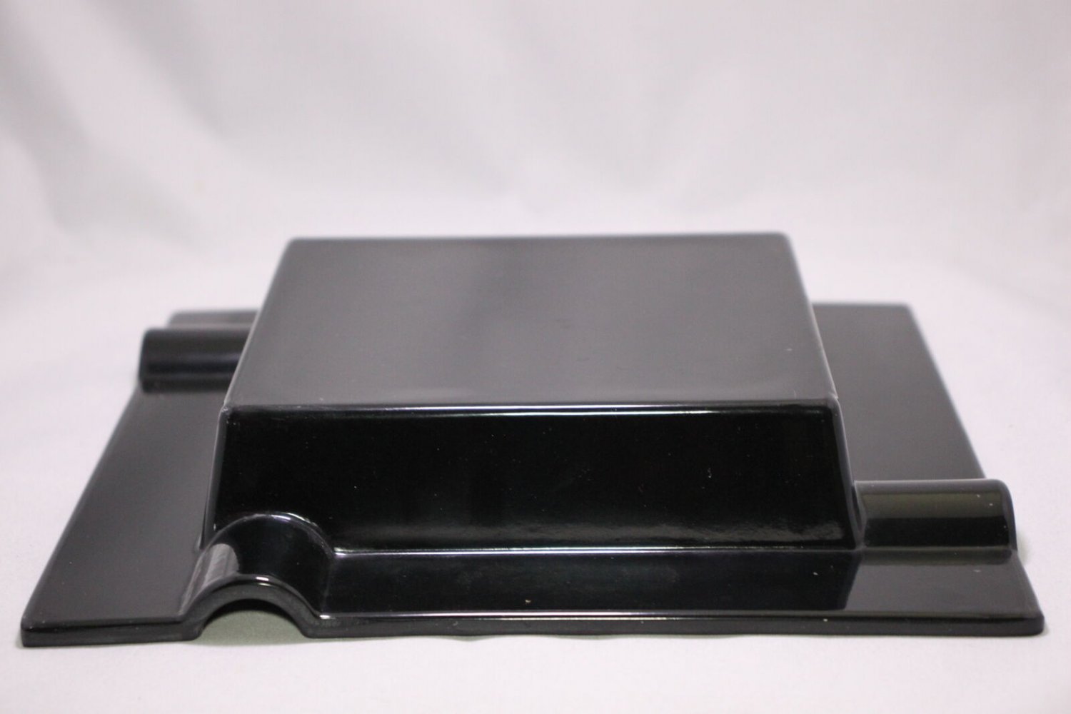 Rocky Patel Premium Cigars Black Square 4-Finger Ashtray