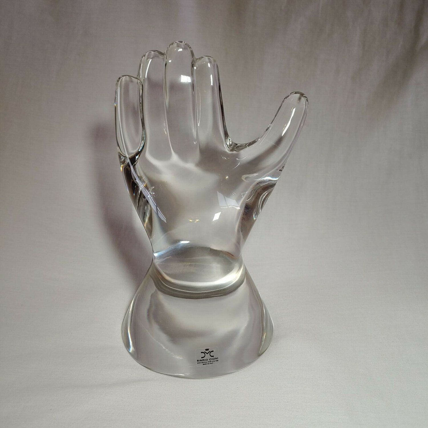 Mario Cioni Crystal Mano Grande - Made in Italy New in the original box