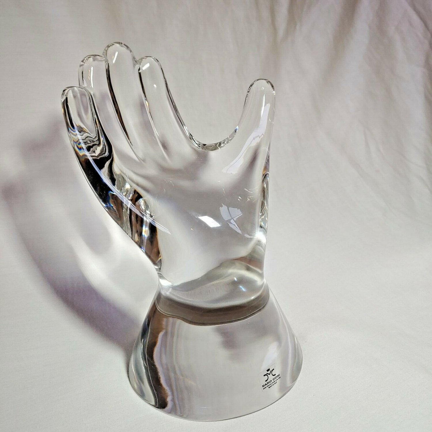 Mario Cioni Crystal Mano Grande - Made in Italy New in the original box