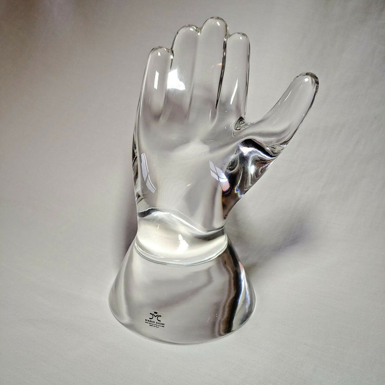 Mario Cioni Crystal Mano Grande - Made in Italy New in the original box