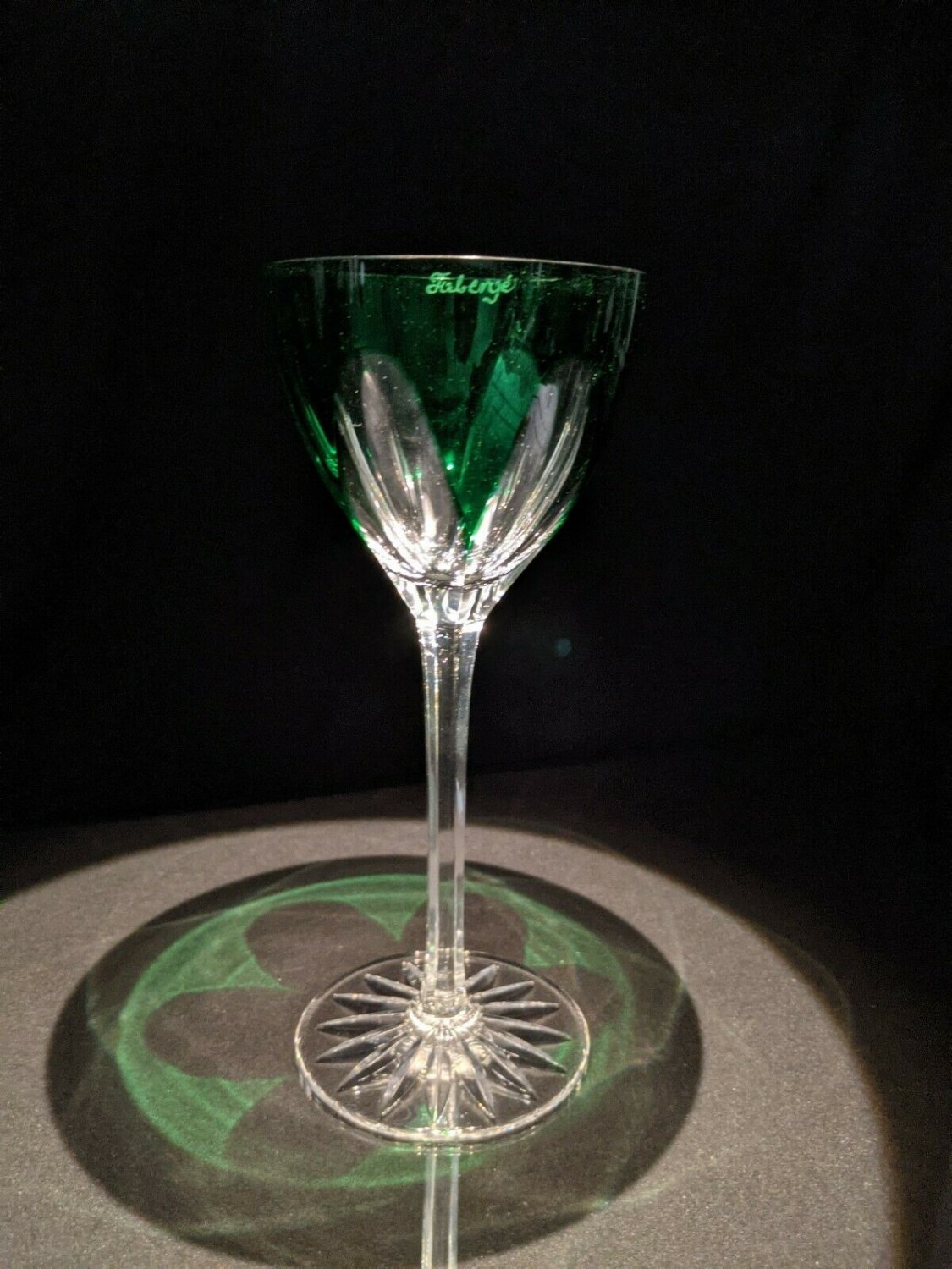 Faberge Wine Glasses Set of 4 in original presentation case