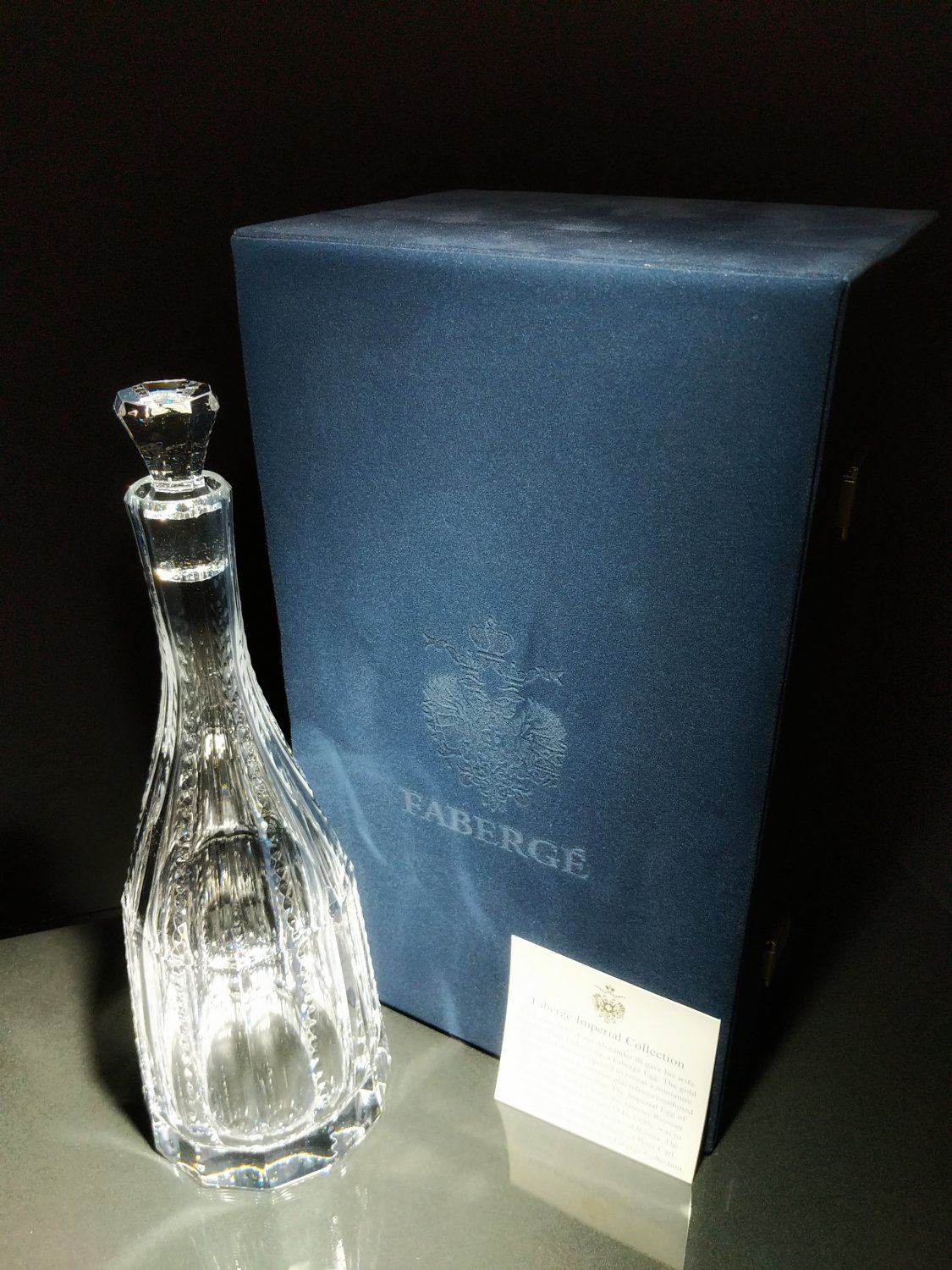 Faberge Crystal Decanter