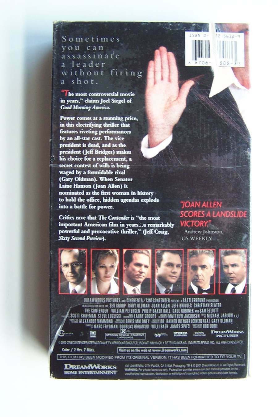 The Contender VHS Video Tape