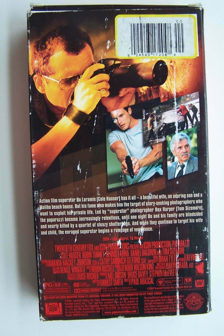 Paparazzi VHS Video Tape 2004