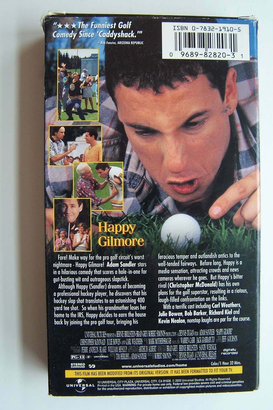 Happy Gilmore VHS Video Tape 1996