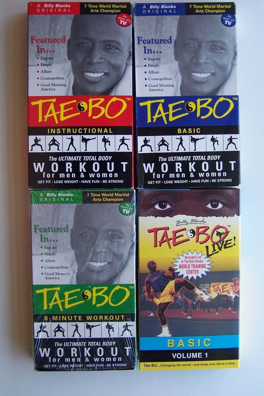 Tae-Bo Workout VHS Tape Set Lot