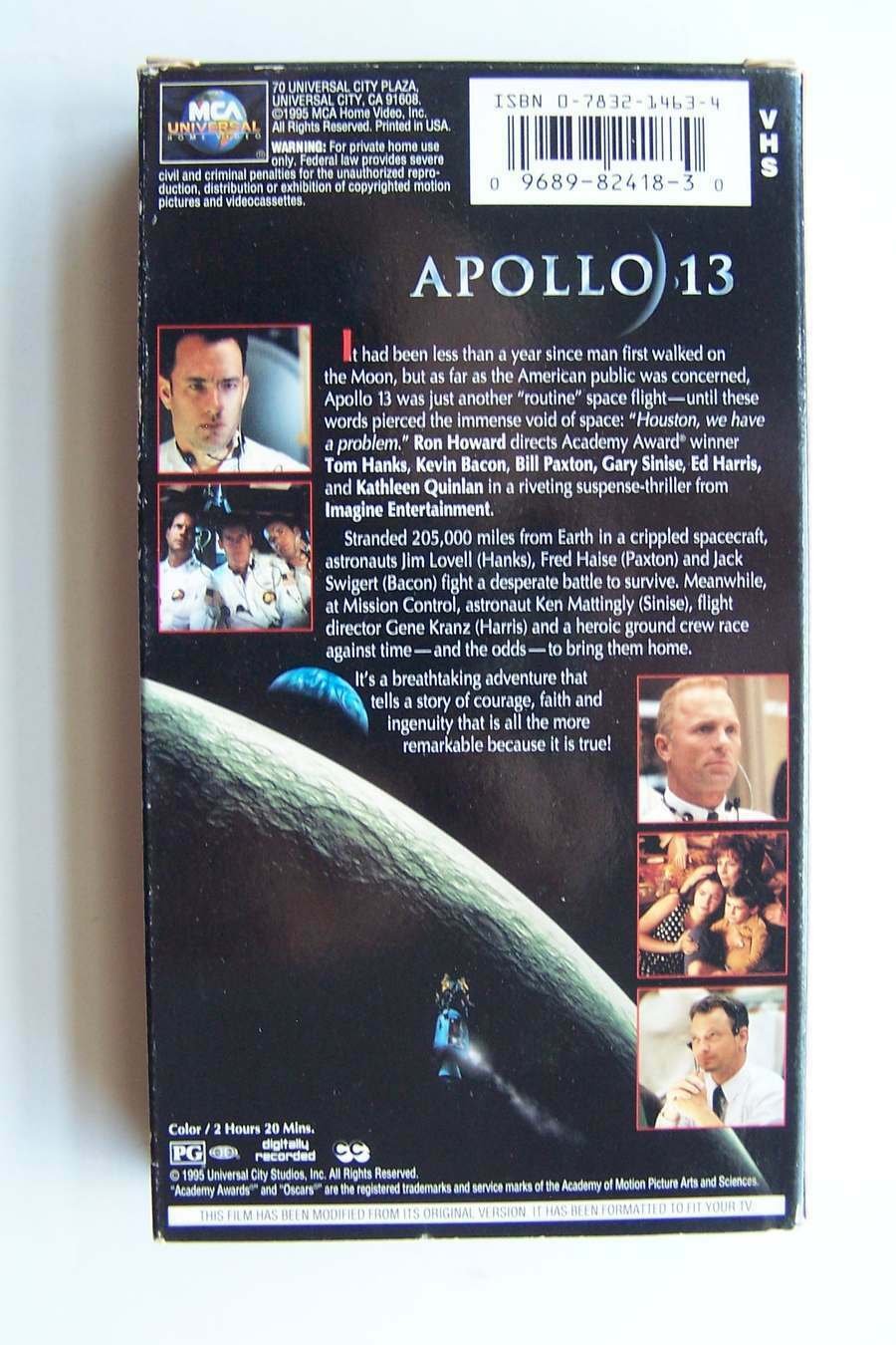 Apollo 13 VHS Video Tape