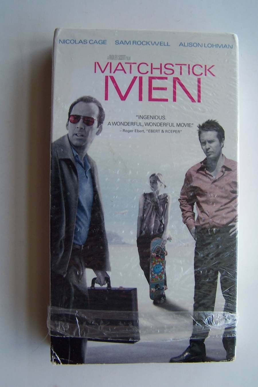 Matchstick Men VHS Video Tape