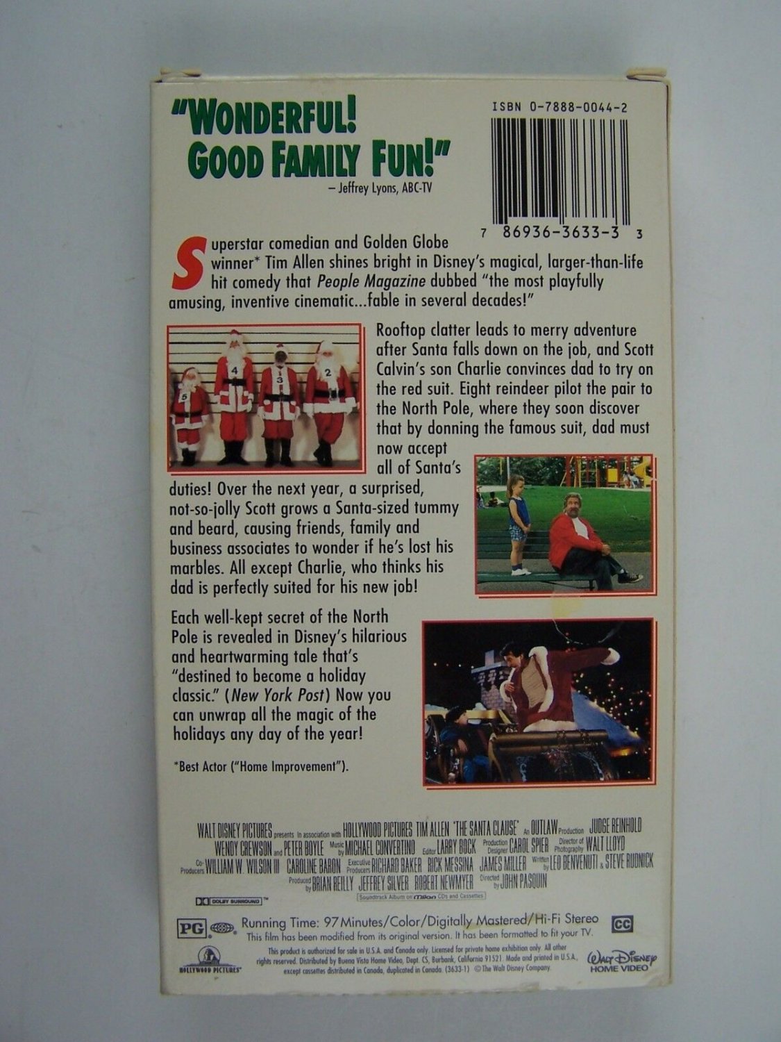 The Santa Clause VHS Tim Allen