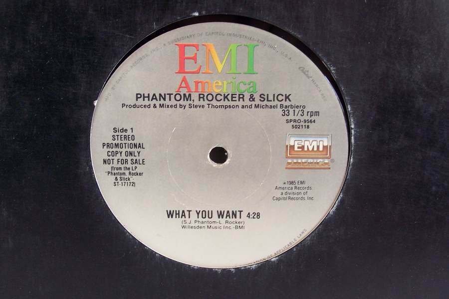 Phantom, Rocker & Slick - What You Want Single PROMO Vinyl Record SPRO-9564