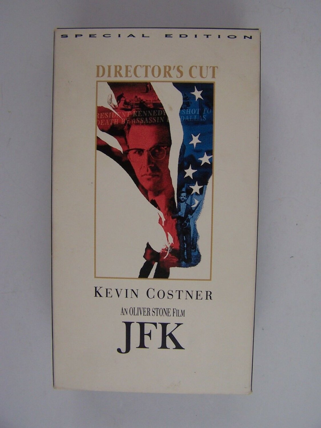 JFK VHS Kevin Costner, Tommy Lee Jones, Kevin Bacon