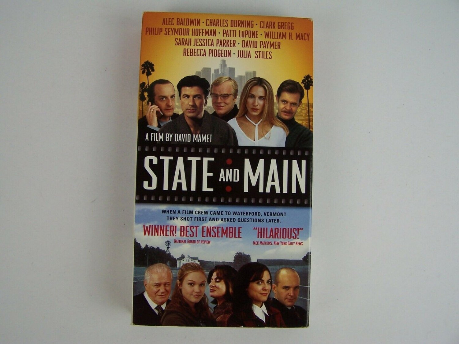 State and Main VHS Video Tape