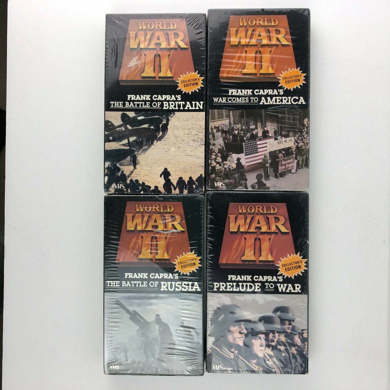World War II VHS Video Tape Lot #1