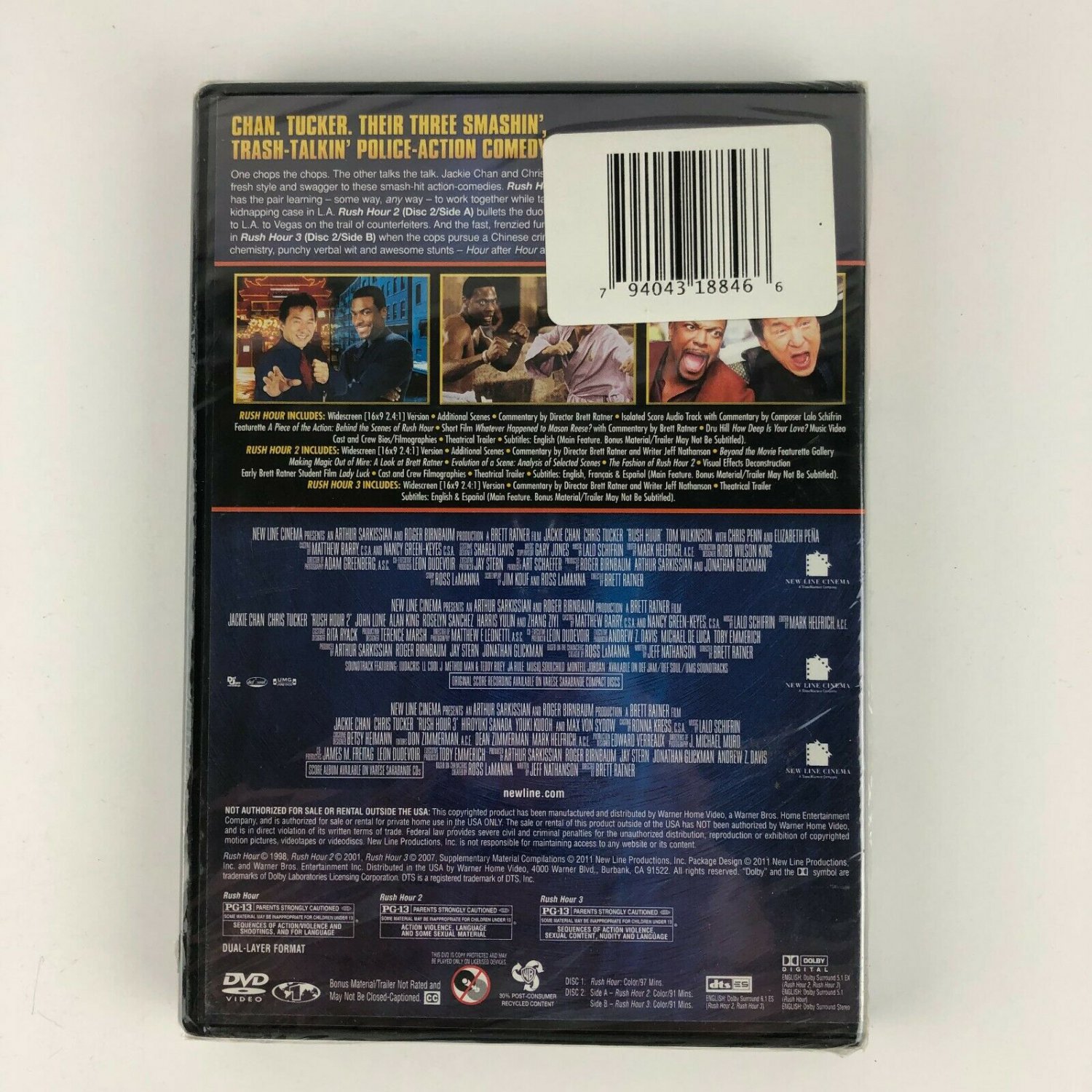 Rush Hour 3-Film DVD Collection (Rush Hour / Rush Hour 2 / Rush Hour 3 ...