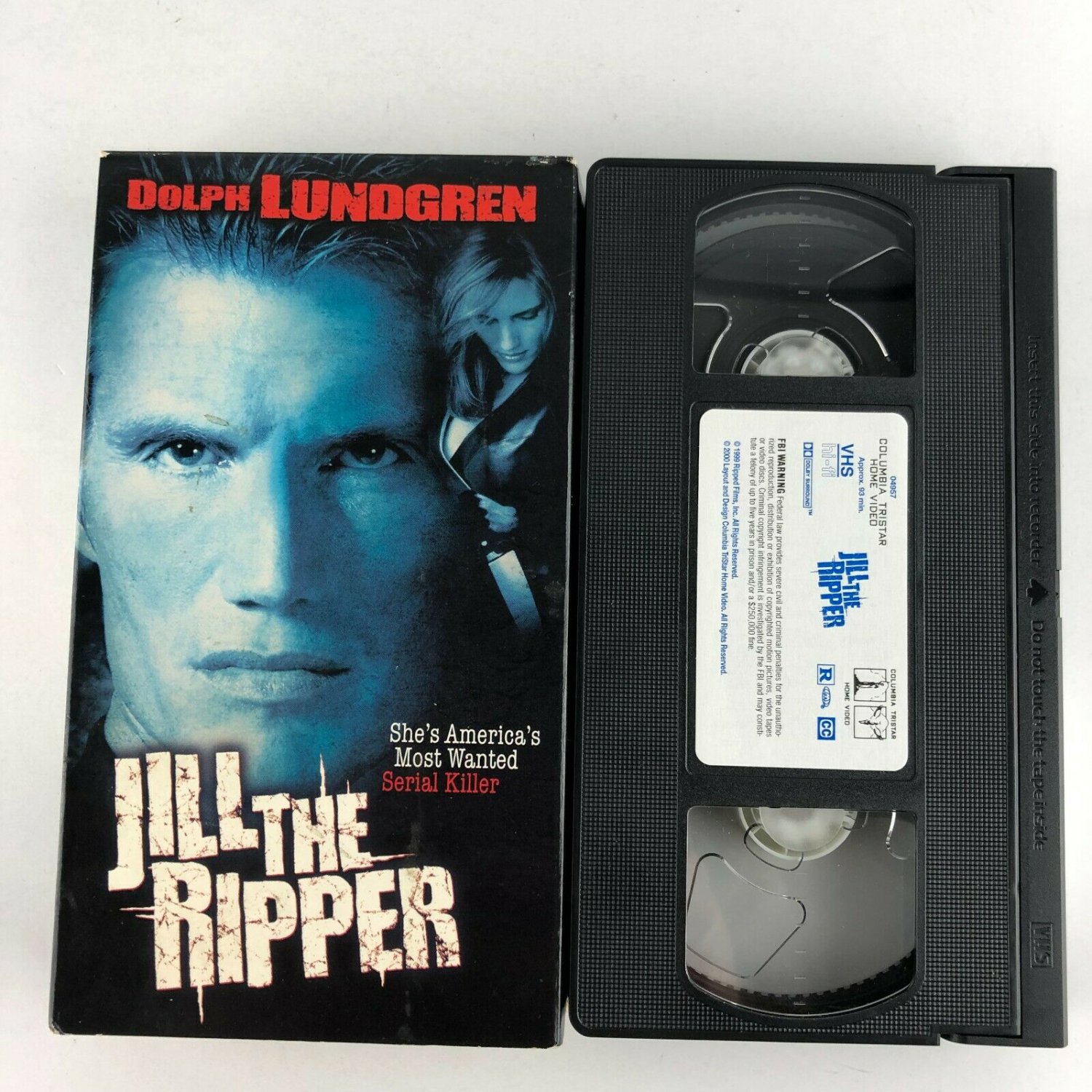 Jill the Ripper VHS Video Tape Dolph Lundgren, Danielle Brett