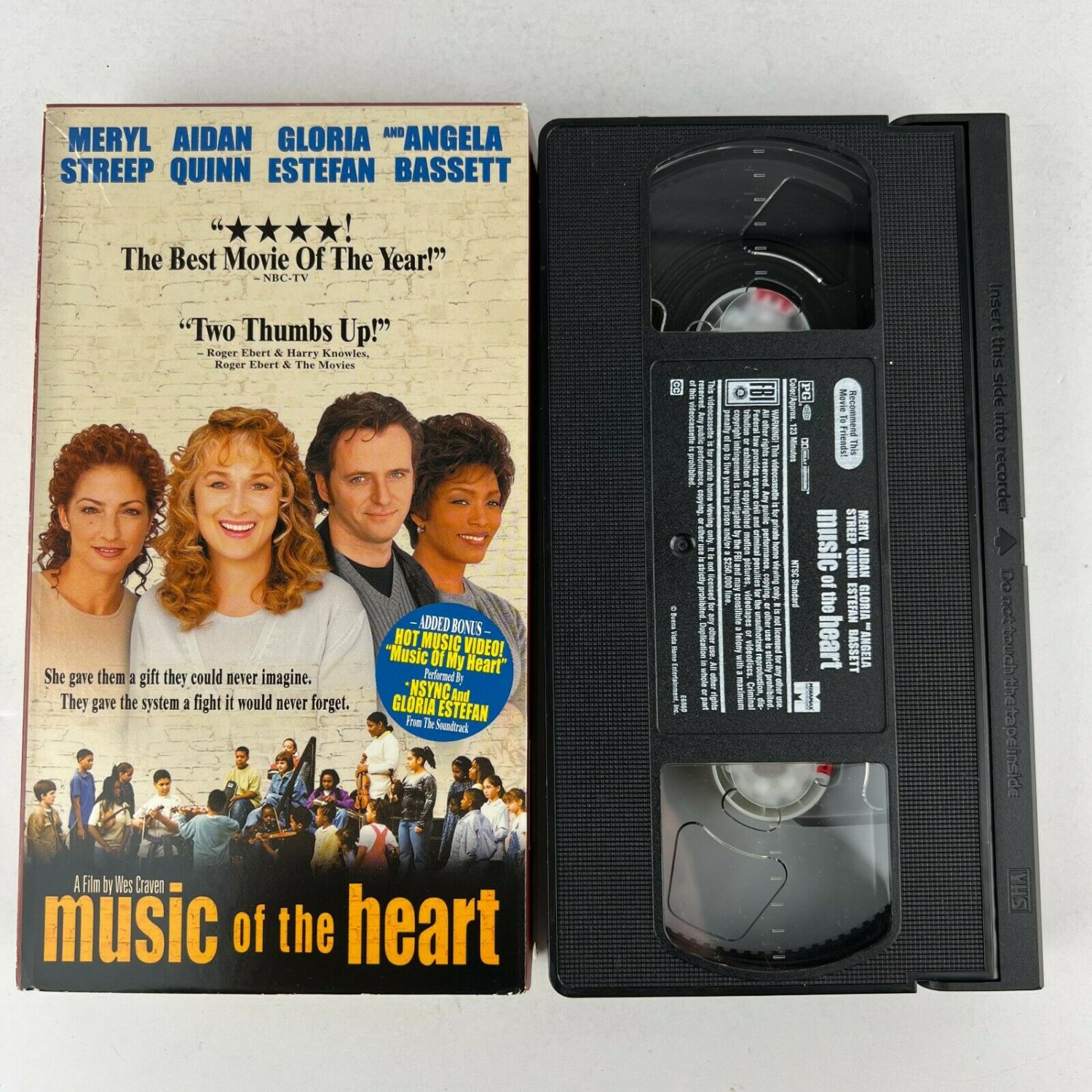 Music Of The Heart VHS Video Tape