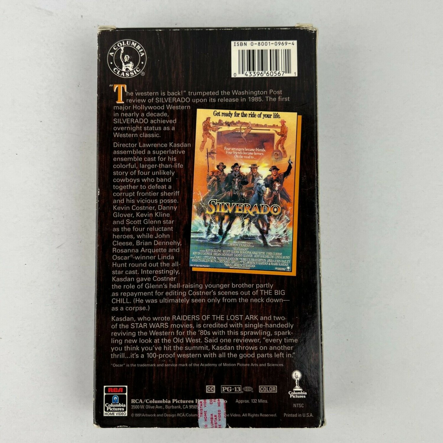 Silverado VHS Video Tape